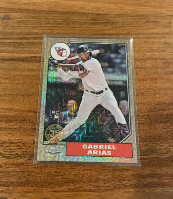 Gabriel Arias 2022 Topps Update Silver Pack Mojo Refractor NRMT+ Rookie ...