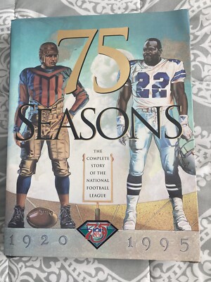NFL 75 SIGNED BOOK JOE MONTANA JOHNNY UNITAS REGGIE WHITE BILL WALSH ...