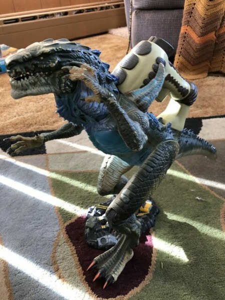 Vintage Godzilla 1998 Electronic Battle Action 8 ToyBiz Giant Toy for ...