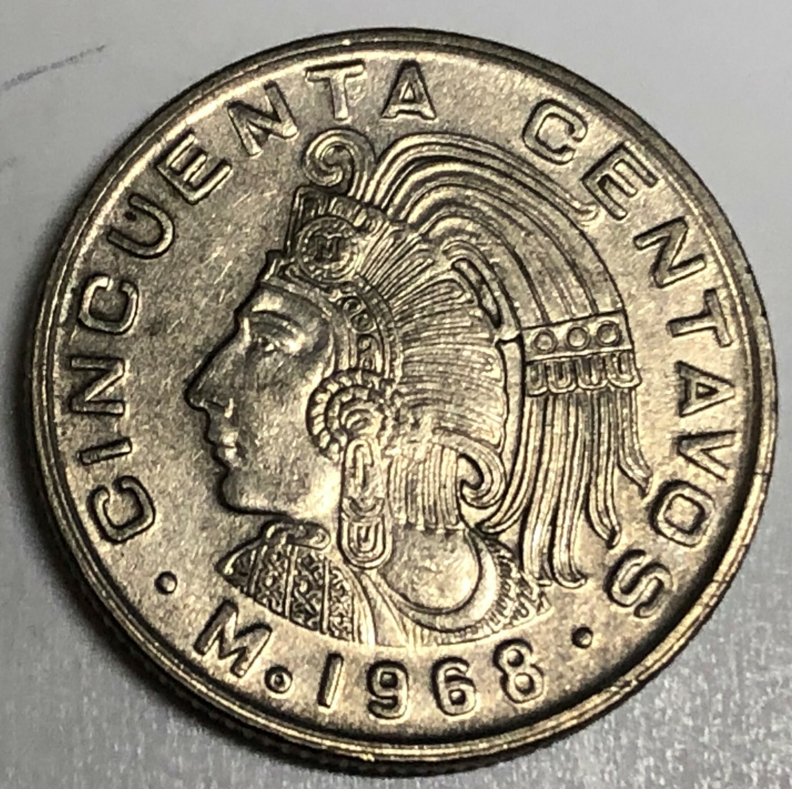 # C253 MEXICO COIN, 50 CENTAVOS 1968 | eBay