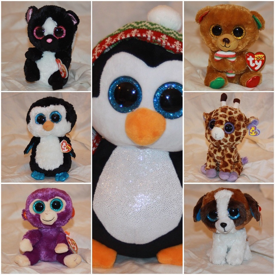 TY BEANIE BABY BOOS Magic Sapphire Wishful Slush Waddles ~ U-PICK ...