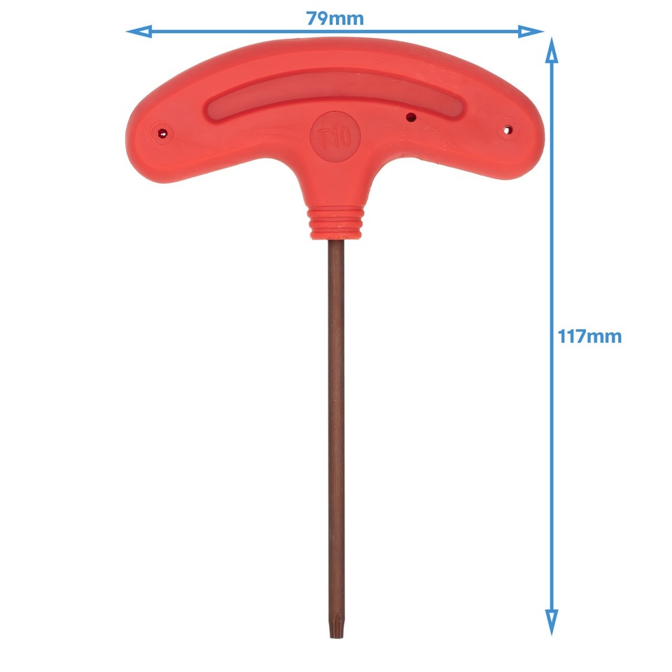 T10 Torx Key Driver Wrench T Handle Tightening Allen Tool Screwdriver T ...
