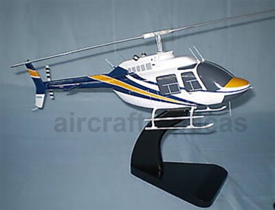 Bell-206B Jet Ranger Wood Helicopter Model | eBay