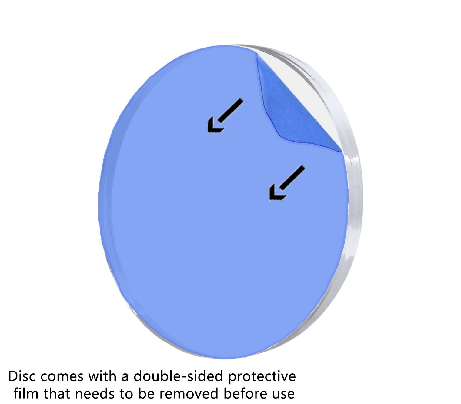 9" x 9" Clear Acrylic Discs 1/8" Thick Crafts Art Circle Round for DIY ...