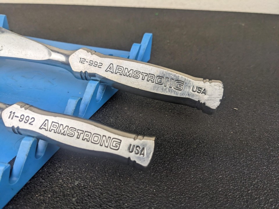 #ax120 Armstrong Tools USA 1/4" 3/8" 1/2" Drive Ratchet Set Made In USA ...