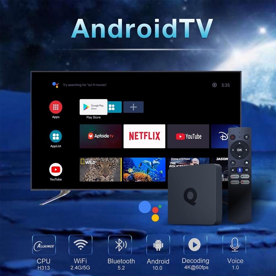 Chinese TV BOX Android 4K 卫星电视直播盒子 | eBay