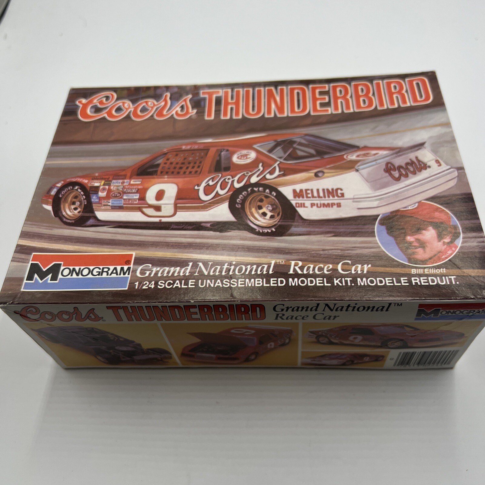 Monogram COORS Thunderbird Bill Elliott Nascar Racing Model Kit RARE | eBay