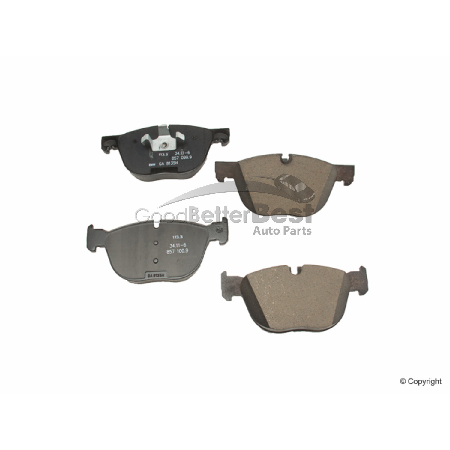 New Genuine Disc Brake Pad Set Front 34116857096 for BMW X5 | eBay