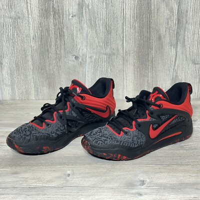 Nike Men’s Kevin Durant KD 15 Bred Black University Red Basketball Sz ...