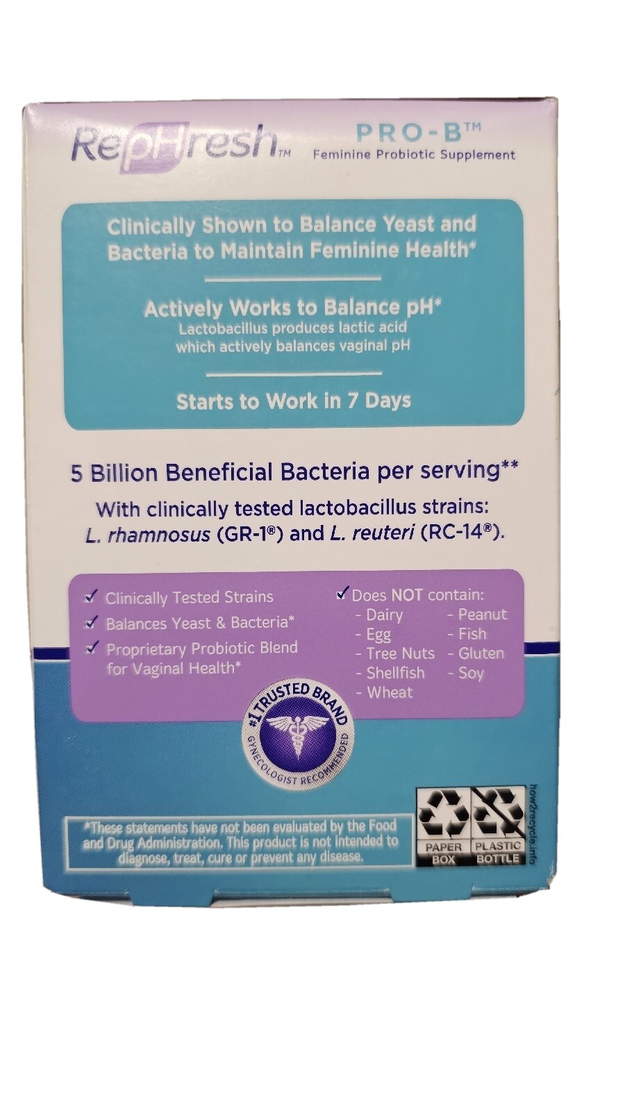 Rephresh Pro B Probiotic | eBay
