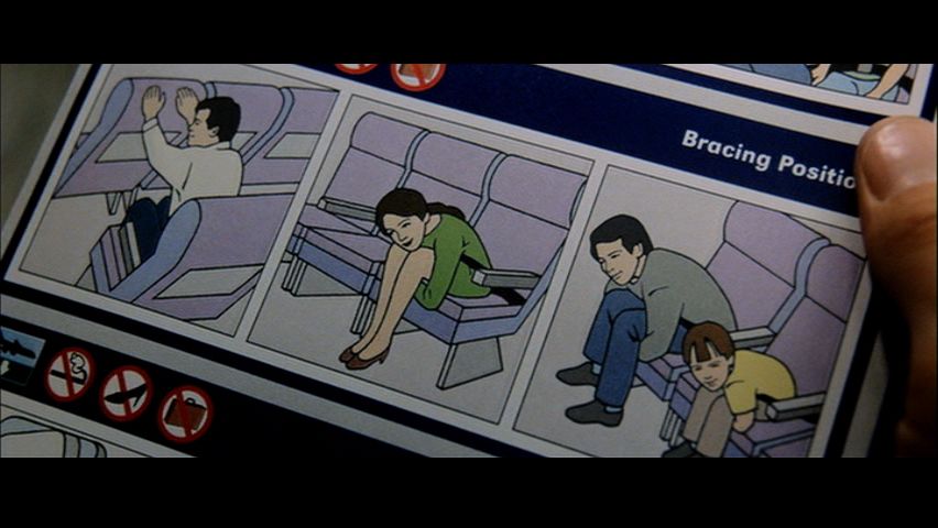 Tyler Durden Fight Club Airplane Project Mayhem Safety Postcard ...