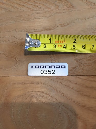 Genuine Ford FPV BA BF Build Number Badge Decal Emblem FPV F6 Tornado ...