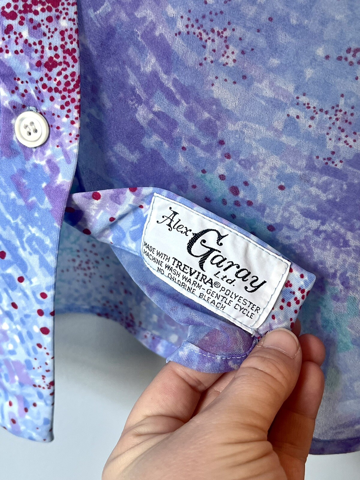 Vintage 70s Alex Garay Sheer Women’s Long Sleeve Blou… - Gem