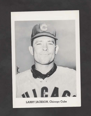 1962-65 Jay Publishing Photo Type 2 LARRY JACKSON (portrait, pose to ...