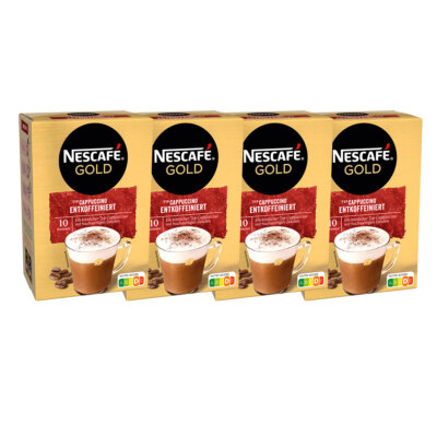 Nescafe Cappuccino Decaffeinato Caffè Solubile 10 X 12,5G 4 Pezzi | eBay