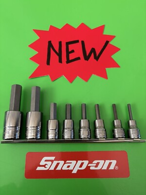 snap-on tools hex bit socket set allen sae new USA made | eBay