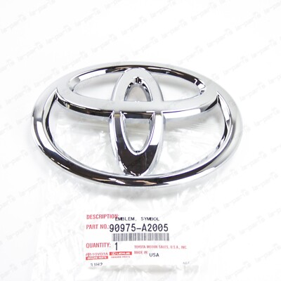 Genuine Toyota 14-22 Tundra Platinum SR5 Radiator Grille Emblem 90975 ...