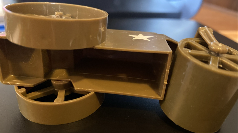 1950's VTG PYRO HARD PLASTIC U.S. ARMY TRUCK STEAM ROLLER USA | eBay