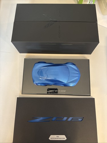 2025 Corvette Z06 C8 Speed Shape Model Owner Gift VIN Blue | eBay