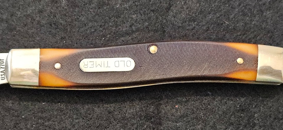 VINTAGE 1970s SCHRADE 770T THE OLD-TIMER IMPROVED MUSKRAT MADE IN USA ...