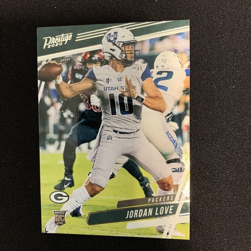 Jordan Love Rookie Card (Green Bay Packers/Utah St) - 2020 Panini ...