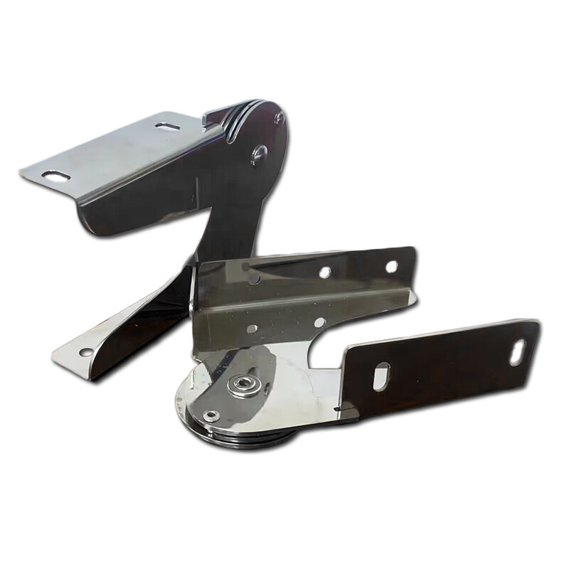 7mm Dia Silver Ranger Boat Folding Seat Hinge Bracket Stainless Steel ...
