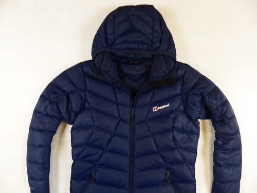 WOMEN'S BLUE BERGHAUS HYDRODOWN 600 PERTEX QUANTUM JACKET COAT SIZE ...
