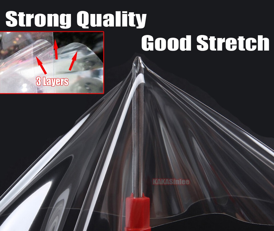Glossy Invisible Clear Car House Protective Film Vinyl Wrap Tape ...