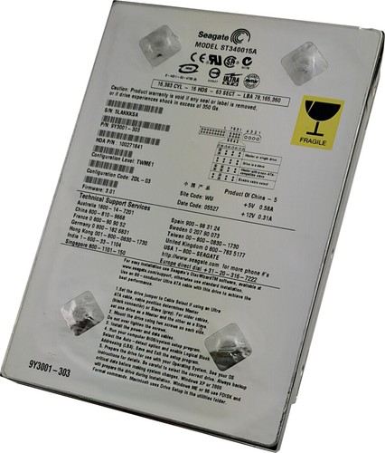 SEAGATE barracuda 5400.1 ST340015A 40 GB | eBay