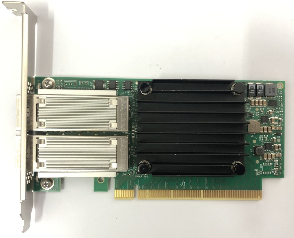 Mellanox CX416A Connectx-4 MCX416A-BCAT Dual Port 40/56 GbE QSFP28 PCIe ...