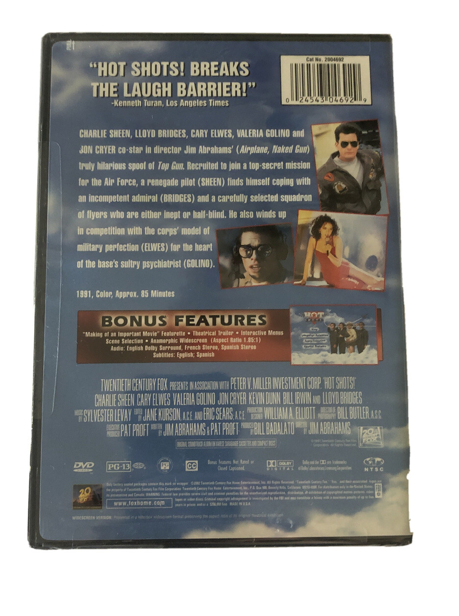 Hot Shots (DVD, 2006, Widescreen Sensormatic) for sale online | eBay