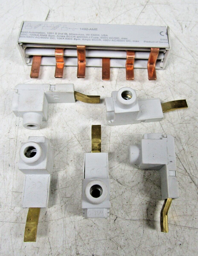 🔥6) NEW 1492-AAT1 TERMINAL POWER FEED BUS BAR 35305 FOR 1492-D 1492-SP ...