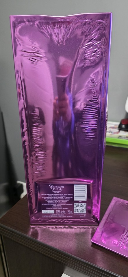 2008 Dom Perignon Rose LADY GAGA Limited Edition Empty Champagne Bottle ...