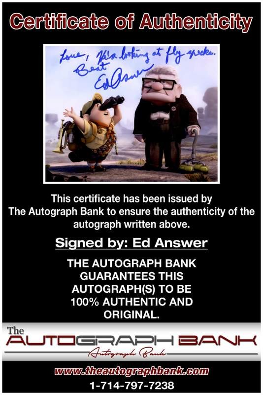 Ed Asner authentic signed celebrity 8x10 photo W/Certificate ...