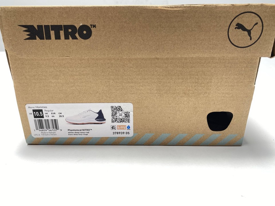 Puma Phantomcat Nitro Waterproof Golf Shoes White Men's SZ 10.5 (378939 ...