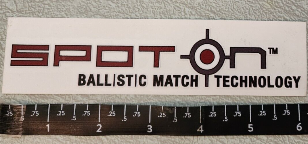Spot On Nikon Sport Optics Ballistic Match Vinyl Decal Sticker Shot ...