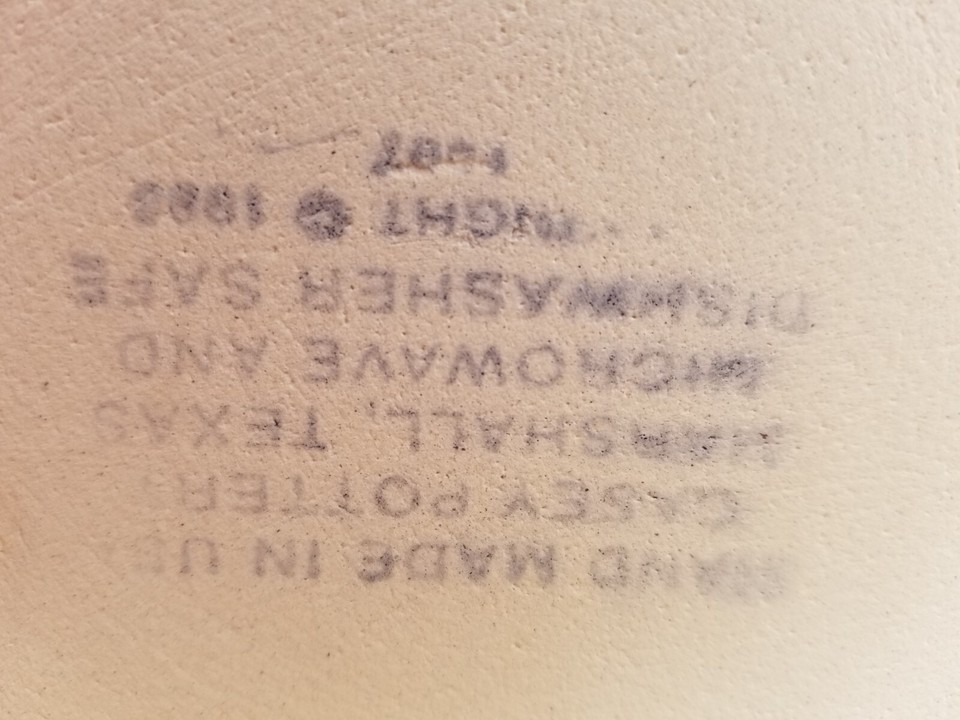 Vintage Marshall (Texas) Pottery Large Mixing Batter Bowl Magnolia ...