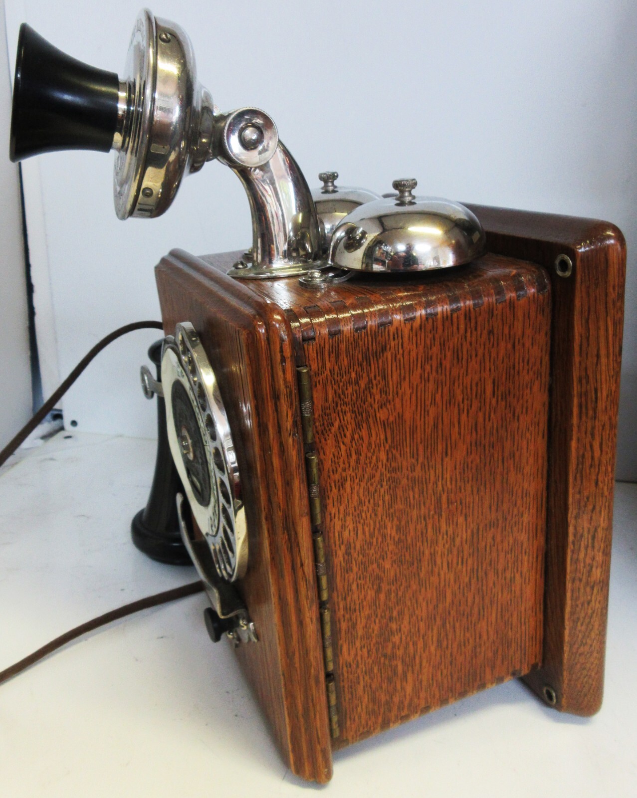 Strowger Automatic Electric Wood Dial Phone circa 1907 #3 | eBay