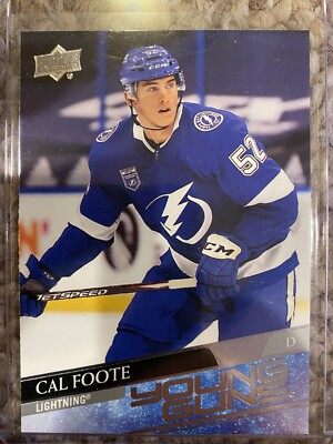 Cal Foote 2020-21 Upper Deck Young Guns #476 TB Lightning | eBay