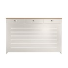 Cream Radiator Cover Cabinet Traditional Modern MDF Wood Horizontal ...