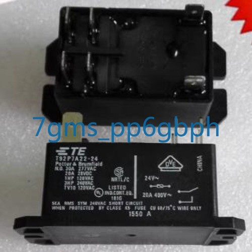 1 PCS NEW T92P7A22-24 Tyco 24VAC/30A electromagnetic relay | eBay