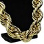 Mens 14k Gold Plated Huge Rope Hip Hop Chain 30MM x 30" Hollow Dookie ...