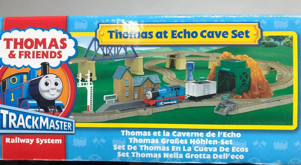 2007 RARE Trackmaster Thomas At Echo Cave Train Set NEW & FACTORY ...