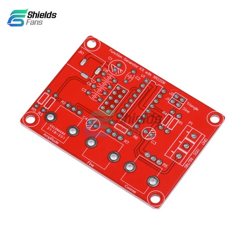 XR2206 Function Signal Generator DIY Kits Sine Triangle Square Output ...