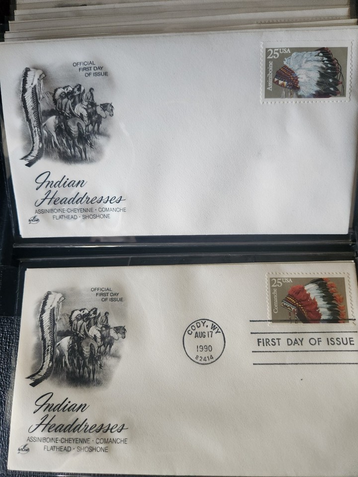 US FDC FIRST DAY COVERS IN 3 WHITE ACE ALBUMS 1985-1990 BY ARTCRAFT | eBay