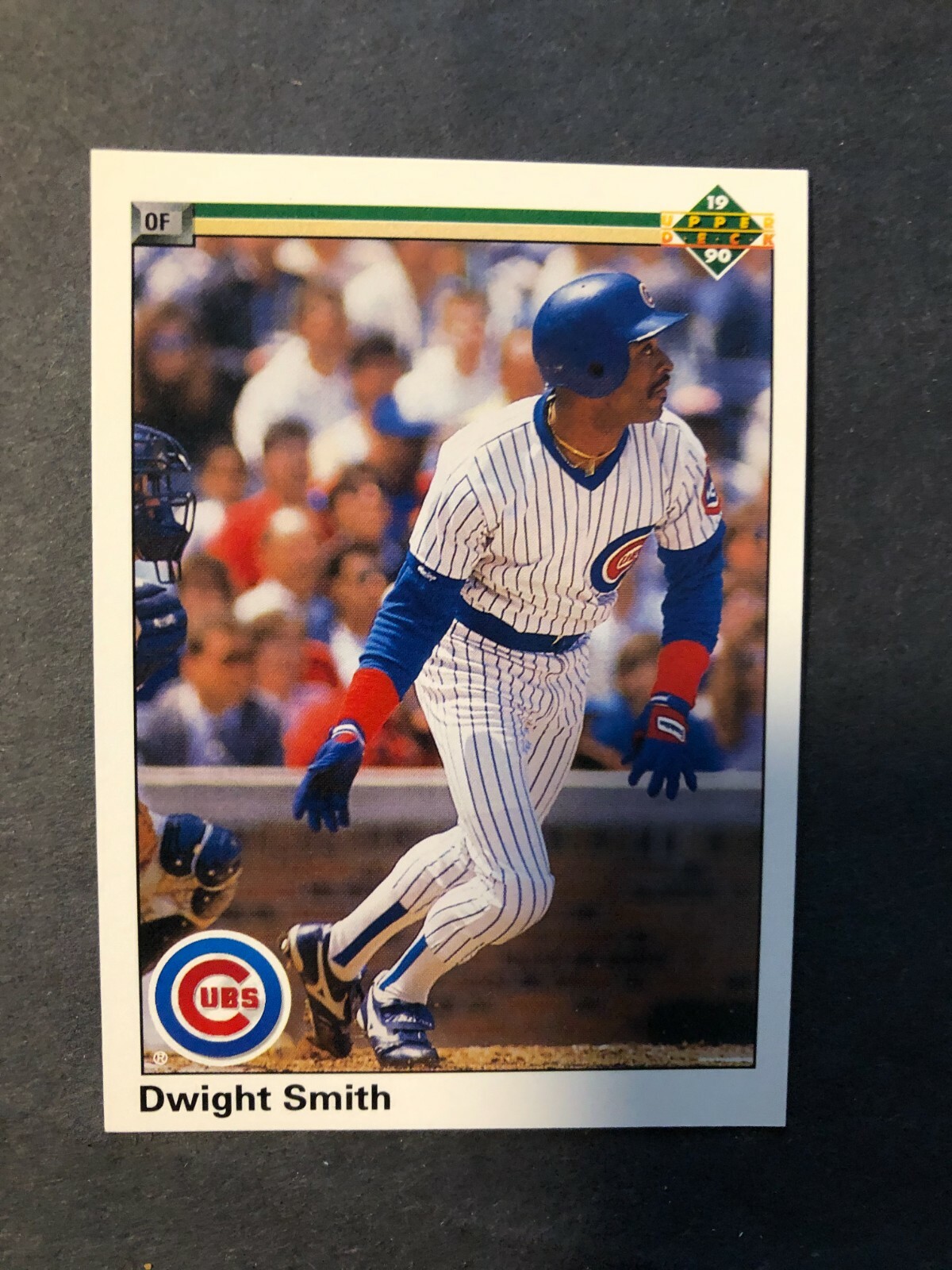1990 UPPER DECK BASEBALL CARD DWIGHT SMITH #376 CHICAGO CUBS MLB CARD ...