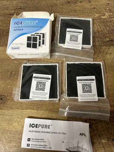 ICEPURE AF004 Activated Carbon Air Filter 3 Pk Replace Kenmore & LG | eBay