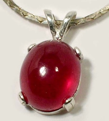 Antique 18thC 5½ct Ruby + Pendant: Ancient Hindu Warrior Ratnaraj King ...