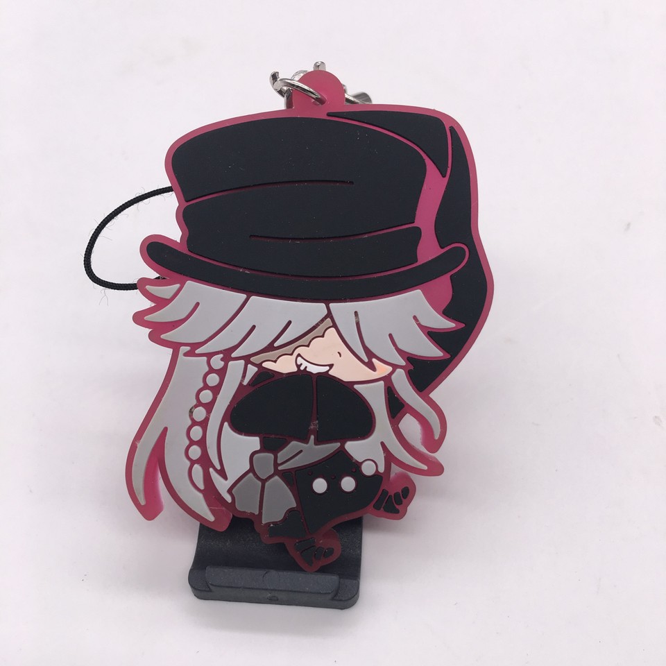 T418 Hot Japan anime Black Butler rubber Keychain Key Ring Rare cosplay ...