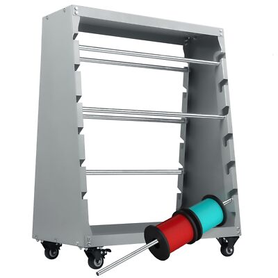 Cold-Rolled Wire Spool Rack Automotive Cable Dispenser Cart Adjustable ...